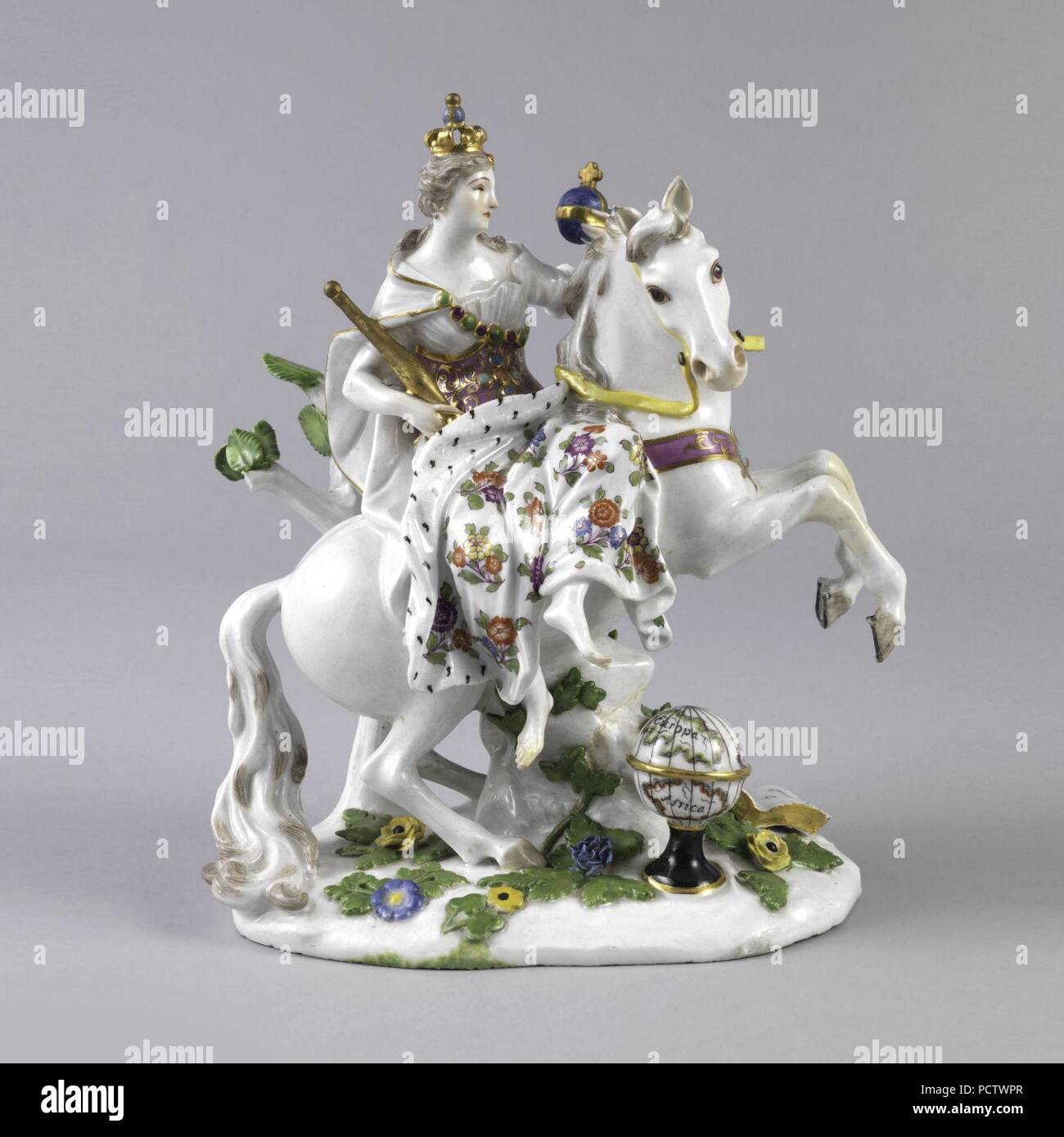 Allegorical Figures of the Four Continents- Europe Figure, late 18th ...