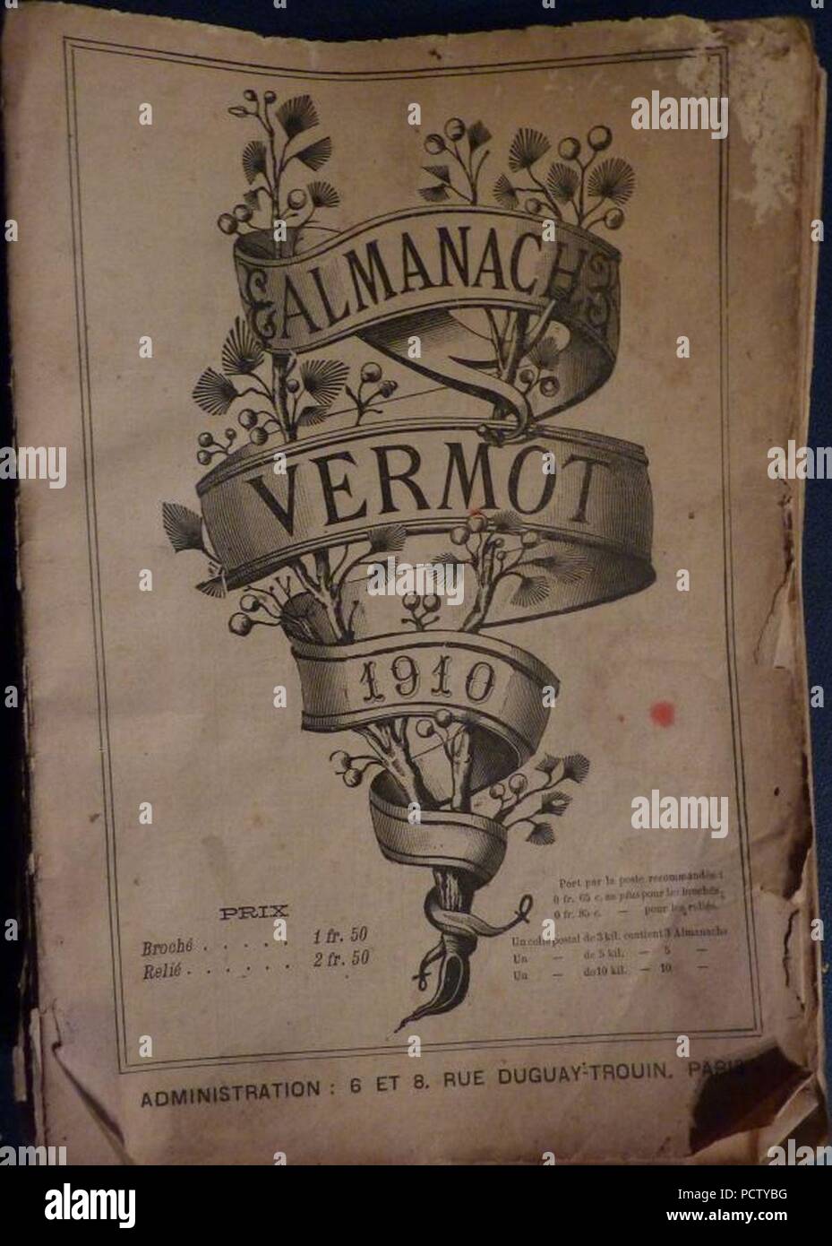 Almanach Vermot 1910 Stock Photo - Alamy