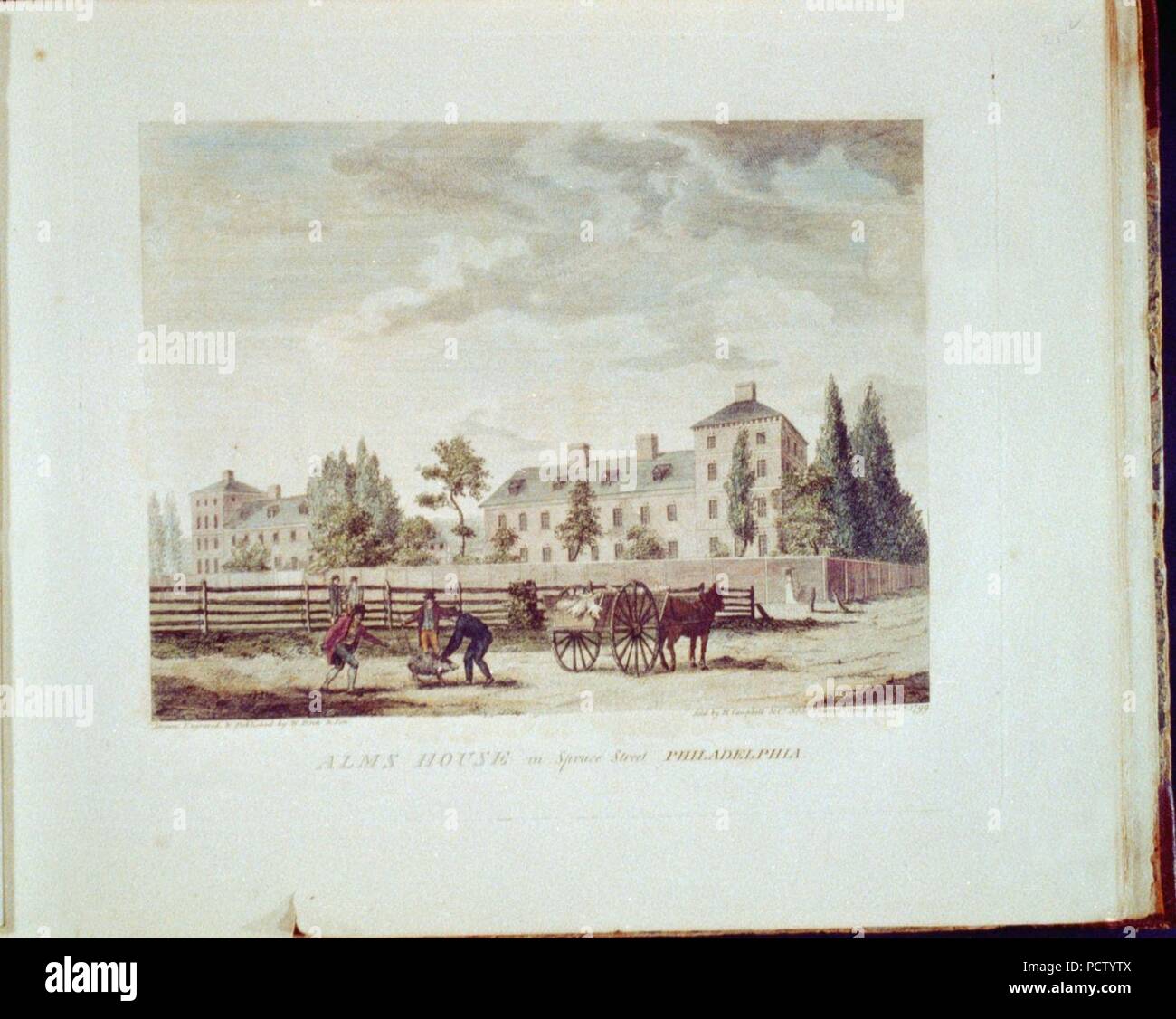 Alms House in Spruce Street, Philadelphia Stock Photo - Alamy