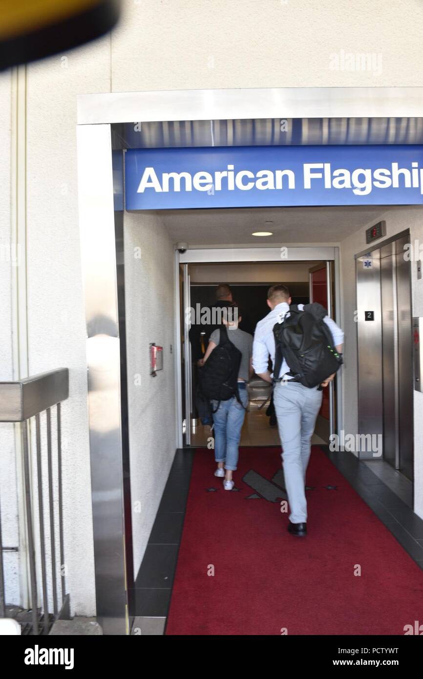 LOS ANGELES, CA - AUGUST 08: Kristen Stewart is seen at LAX on August ...