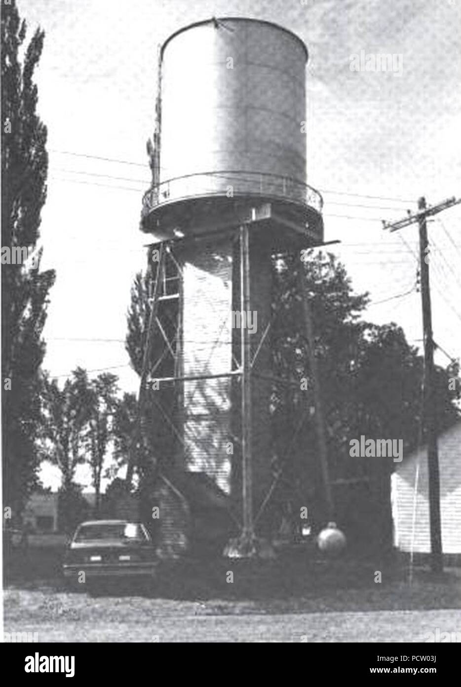 Alpha Water Tower Stock Photo - Alamy