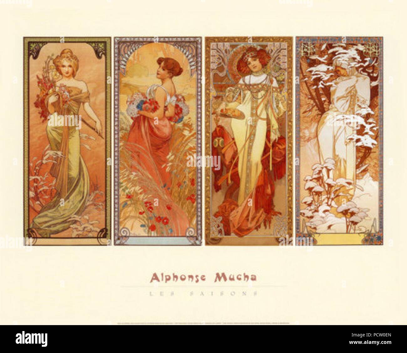 Alphonse Mucha Spring 1900