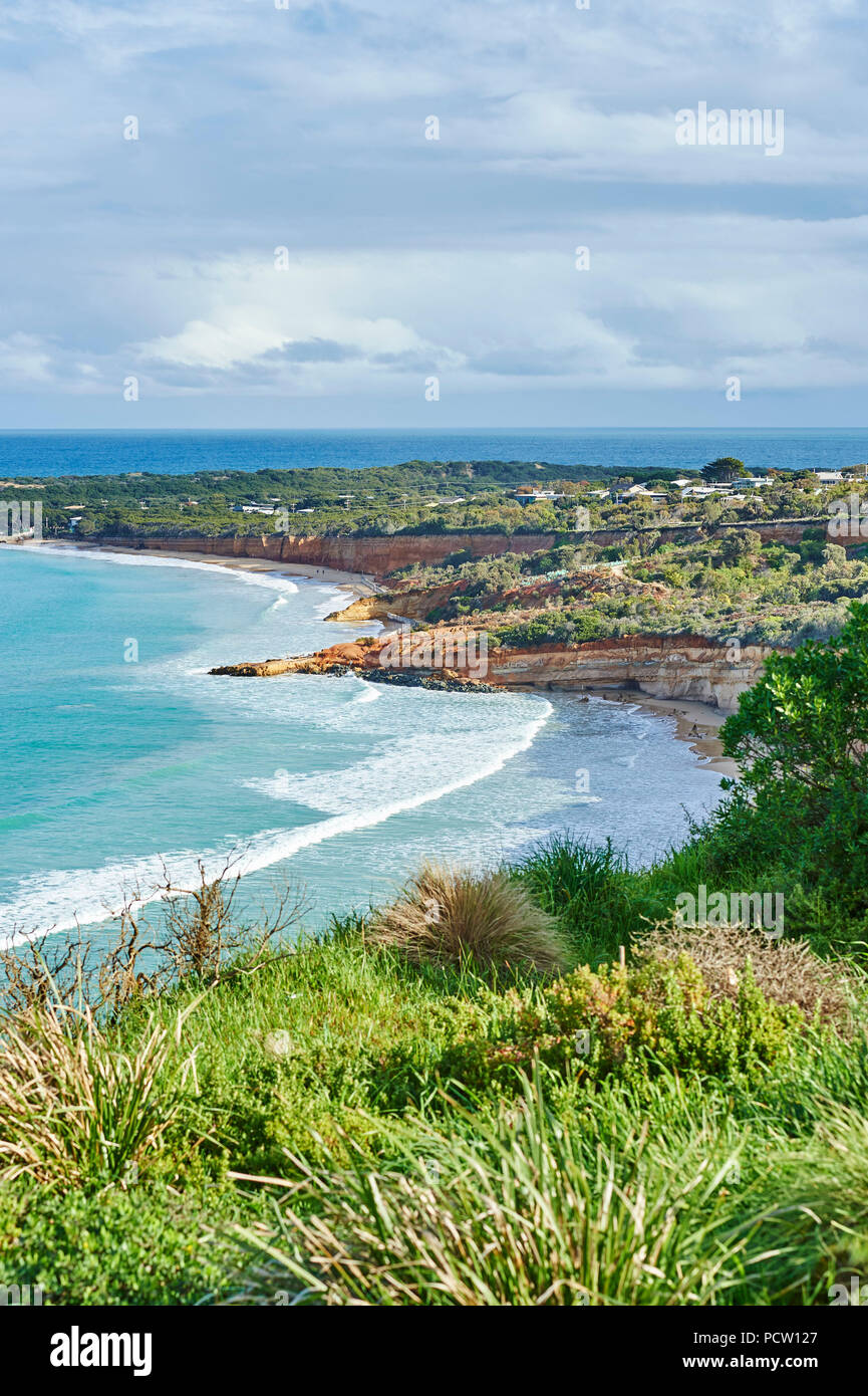 Coastal Landscape, Anglesey Beach, Spring, Great Ocean Road, Victoria ...