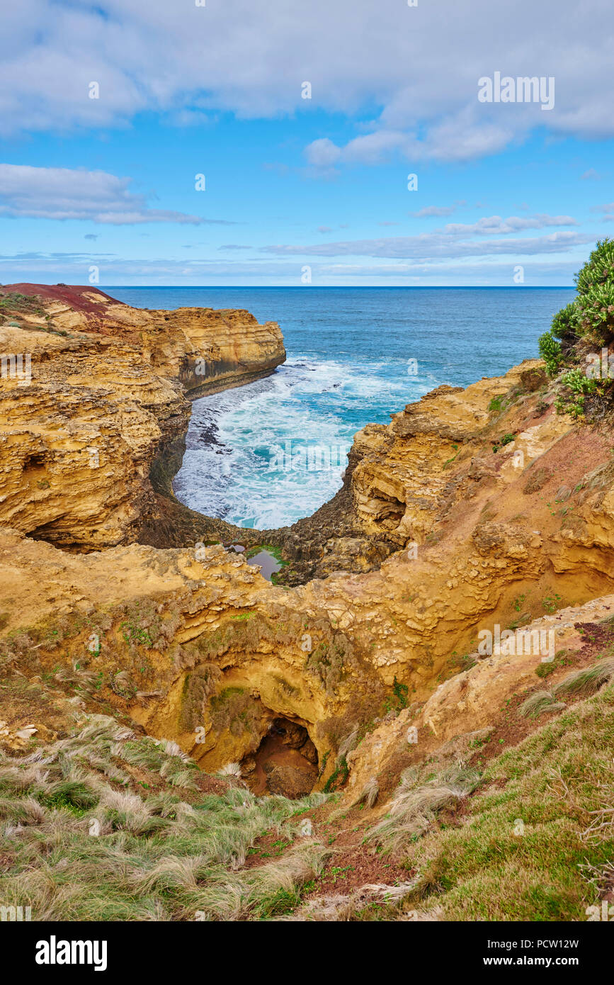 Landscape 'The Grotto', Great Ocean Road, Port Campbell National Park ...