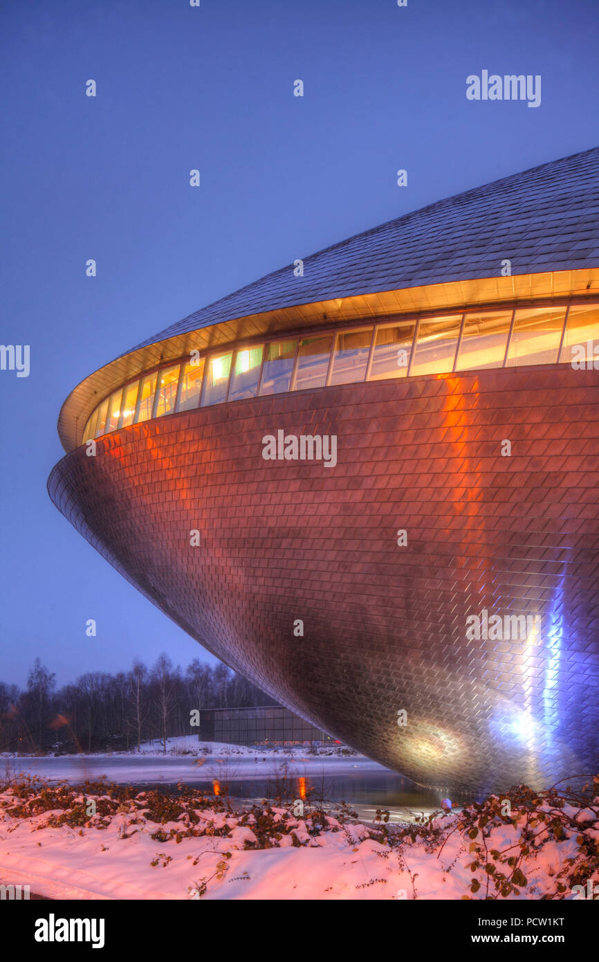 Science Museum Universe, Technology Center in Winter, Bremen, Germany ...