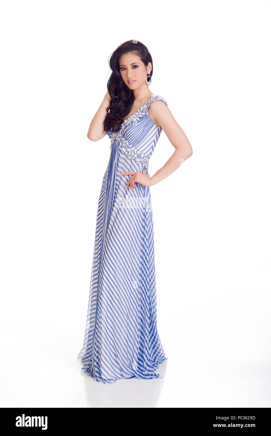 DORAL, FL - JANUARY 23: Keiko Tsuji, Miss Japan 2014 poses is her ...