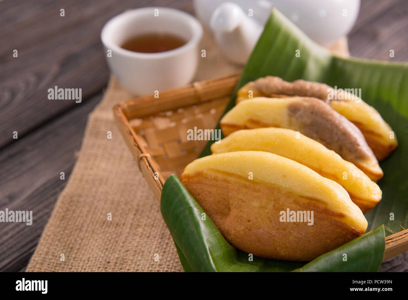 pukis snack. indonesian street food made from flour eggs yeast and ...
