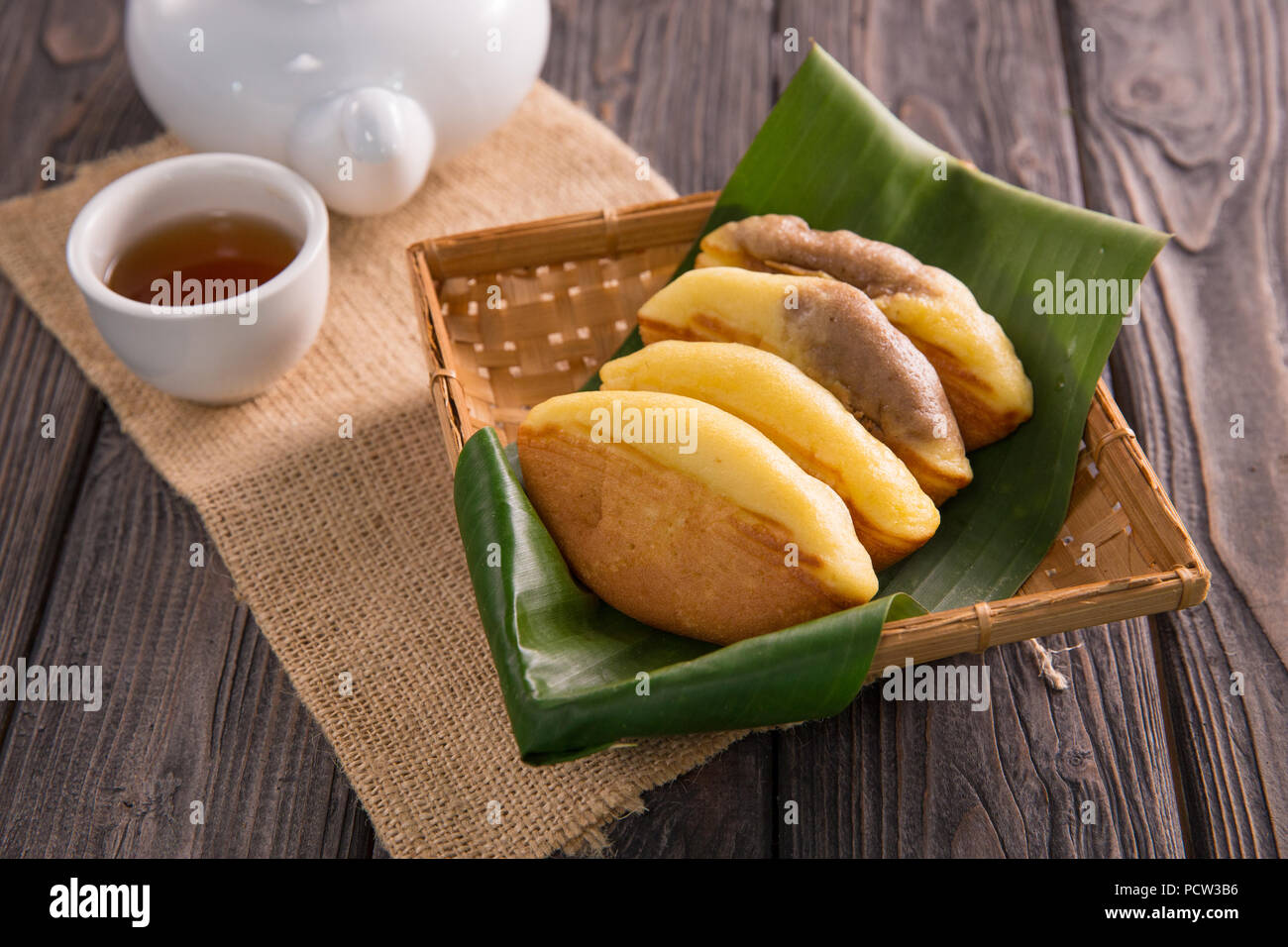 pukis snack. indonesian street food made from flour eggs yeast and ...