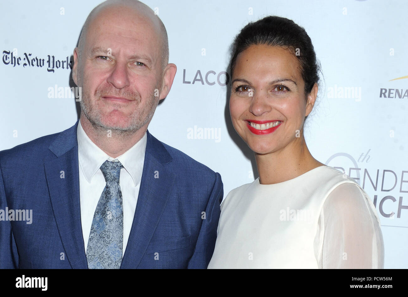 NEW YORK, NY - MARCH 06: Jean-Paul Salome, Isabelle Giordano attends '3 ...