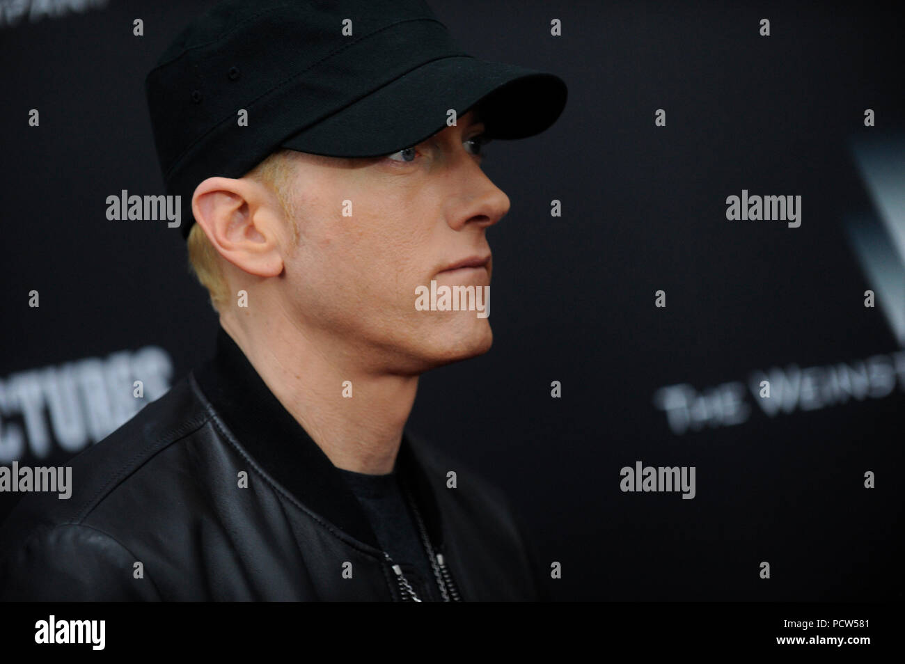 NEW YORK, NY - JULY 20: Eminem attends the 'Southpaw' New York premiere ...