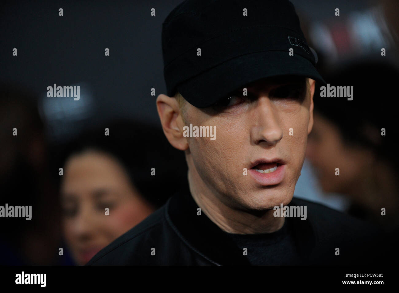 NEW YORK, NY - JULY 20: Eminem attends the 'Southpaw' New York premiere ...