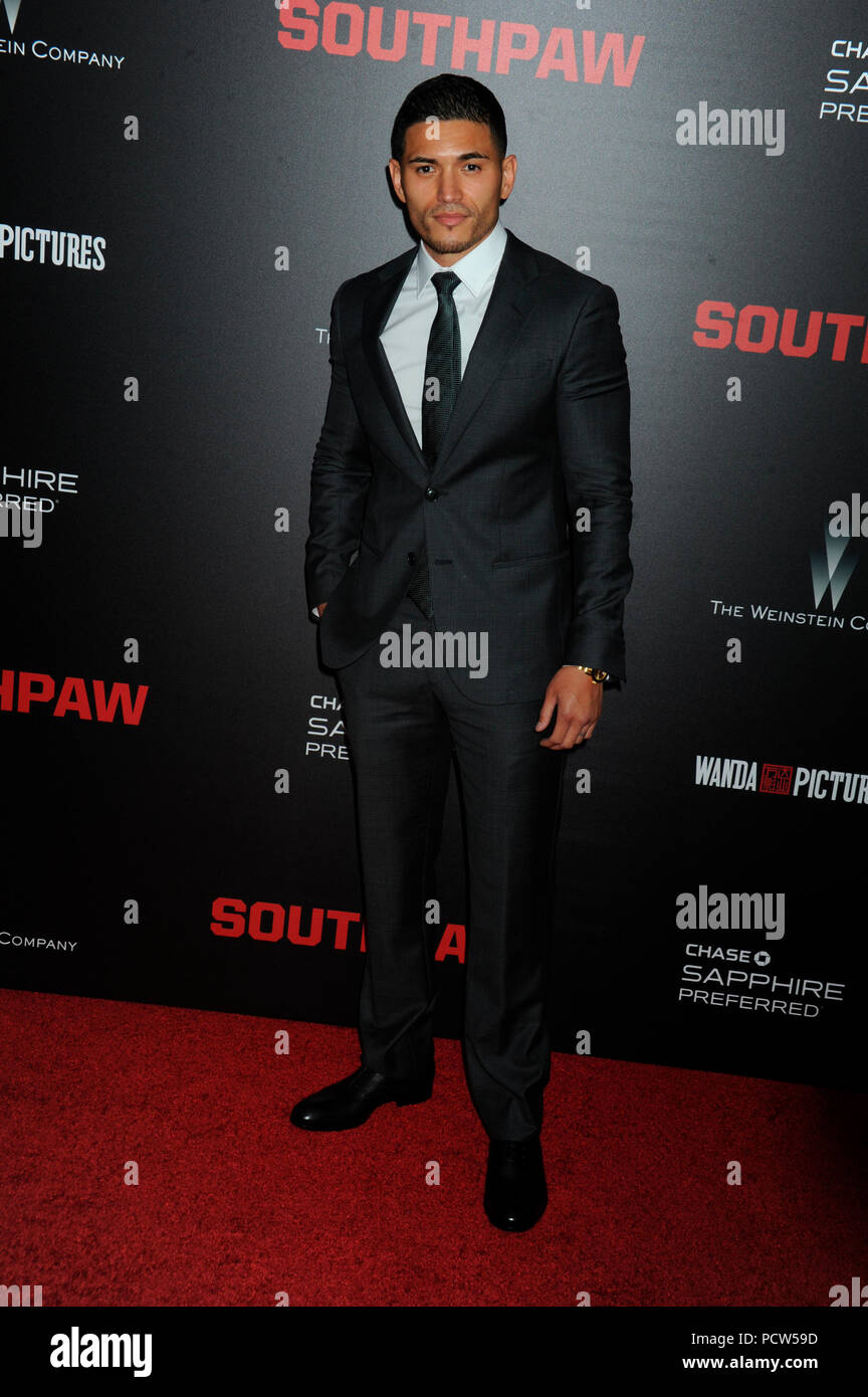 NEW YORK, NY - JULY 20: Miguel Gomez attends the 'Southpaw' New York ...