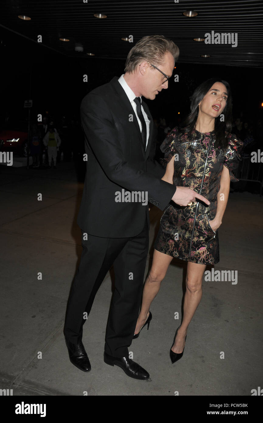 NEW YORK, NY - APRIL 28: Jennifer Connelly, Paul Bettany attend The ...