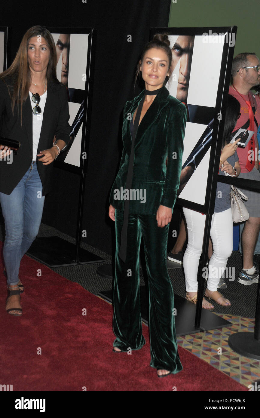 NEW YORK, NY - AUGUST 13: Hannah Ware arrives for 'Hitman: Agent 47 ...