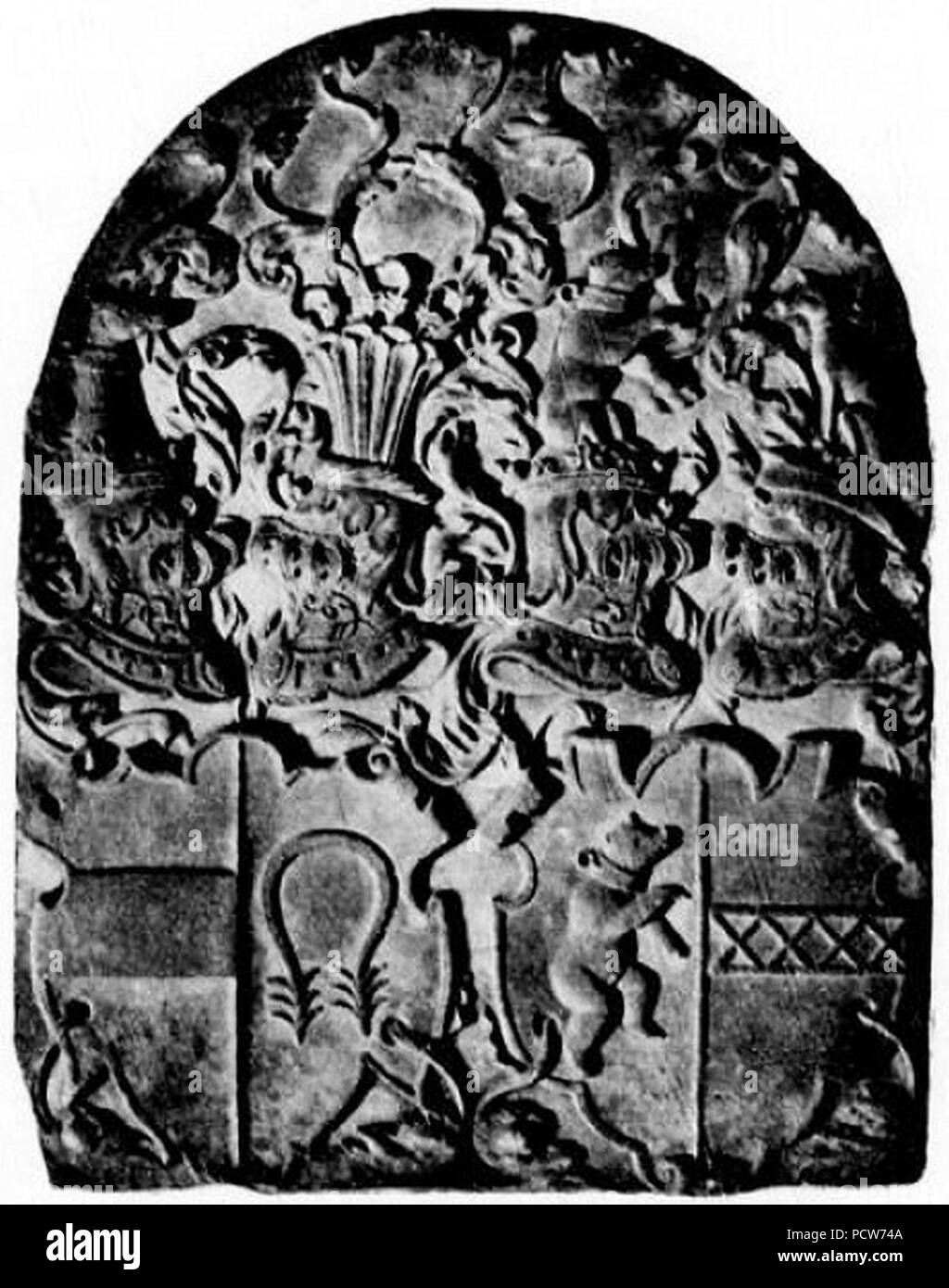 Allianzwappen von der Horst von Palant Stock Photo - Alamy