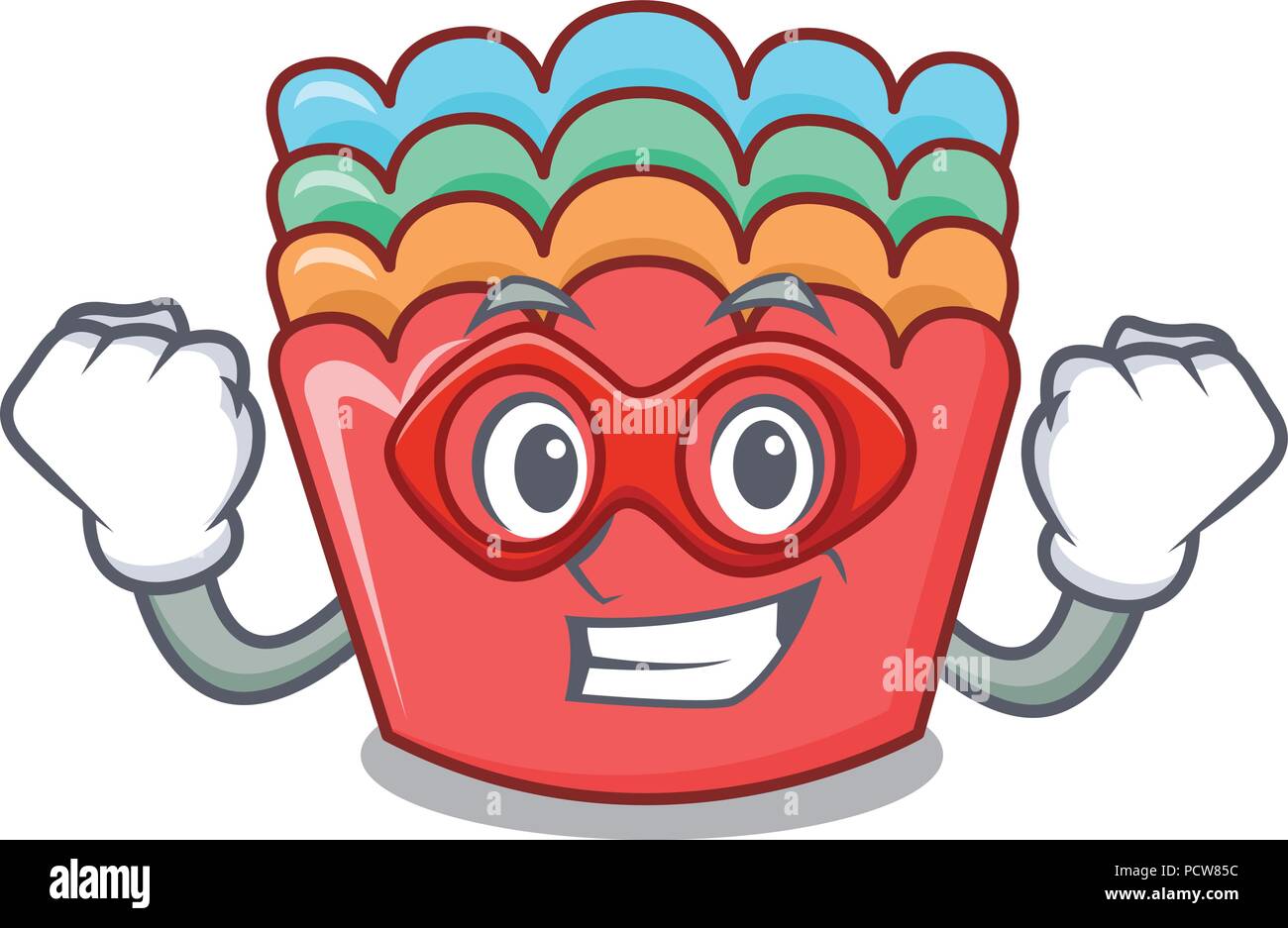 Super hero baking molds character cartoon Stock Vector Image & Art - Alamy