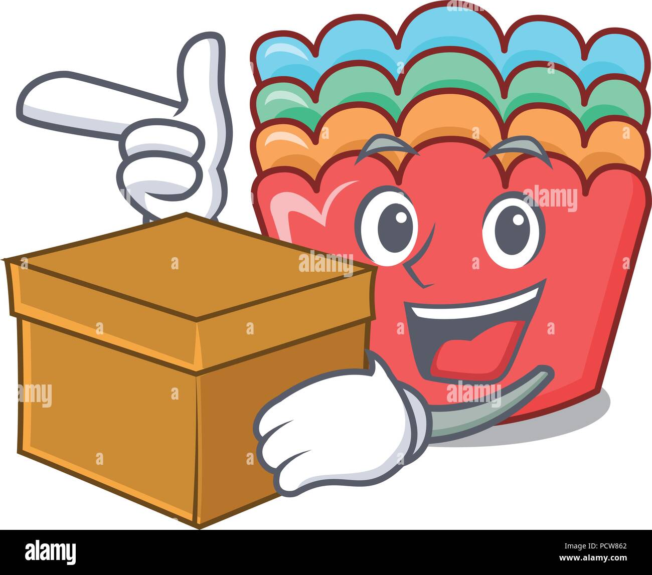 Cupcake decorating isolated cartoon hi-res stock photography and images ...