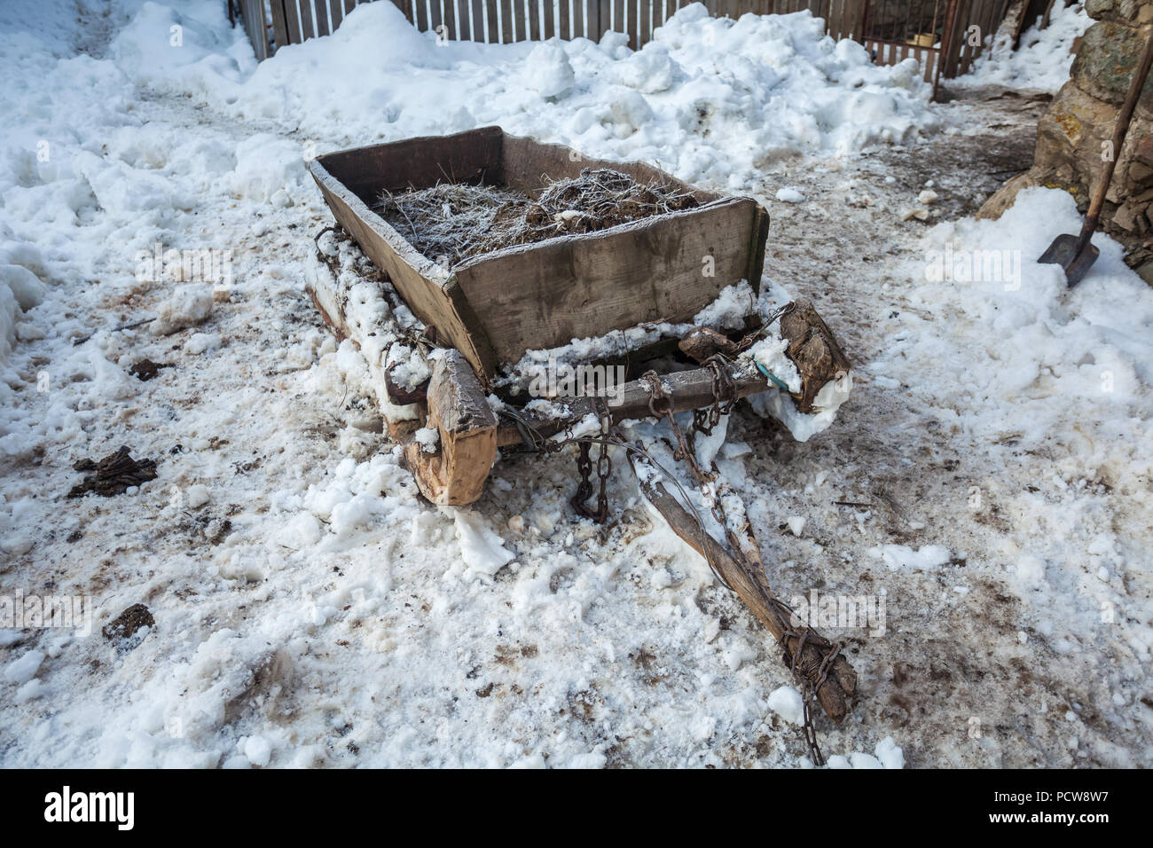 Hay sledge hi-res stock photography and images - Alamy
