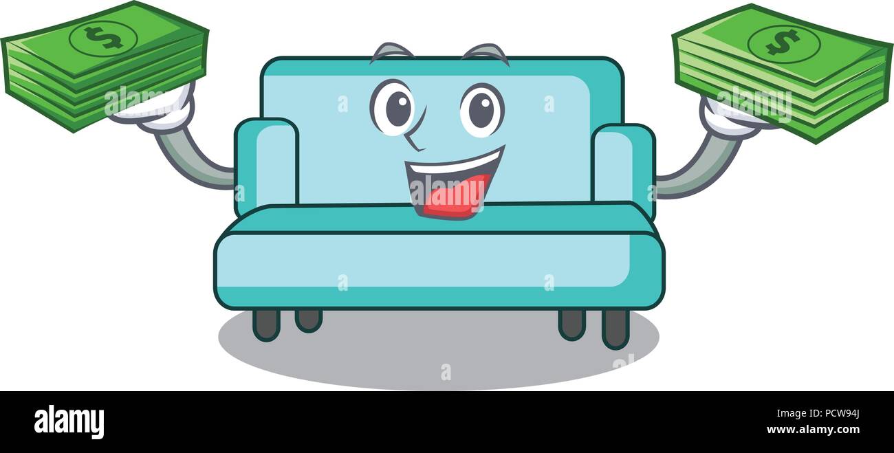 Money sofa Stock Vector Images - Alamy