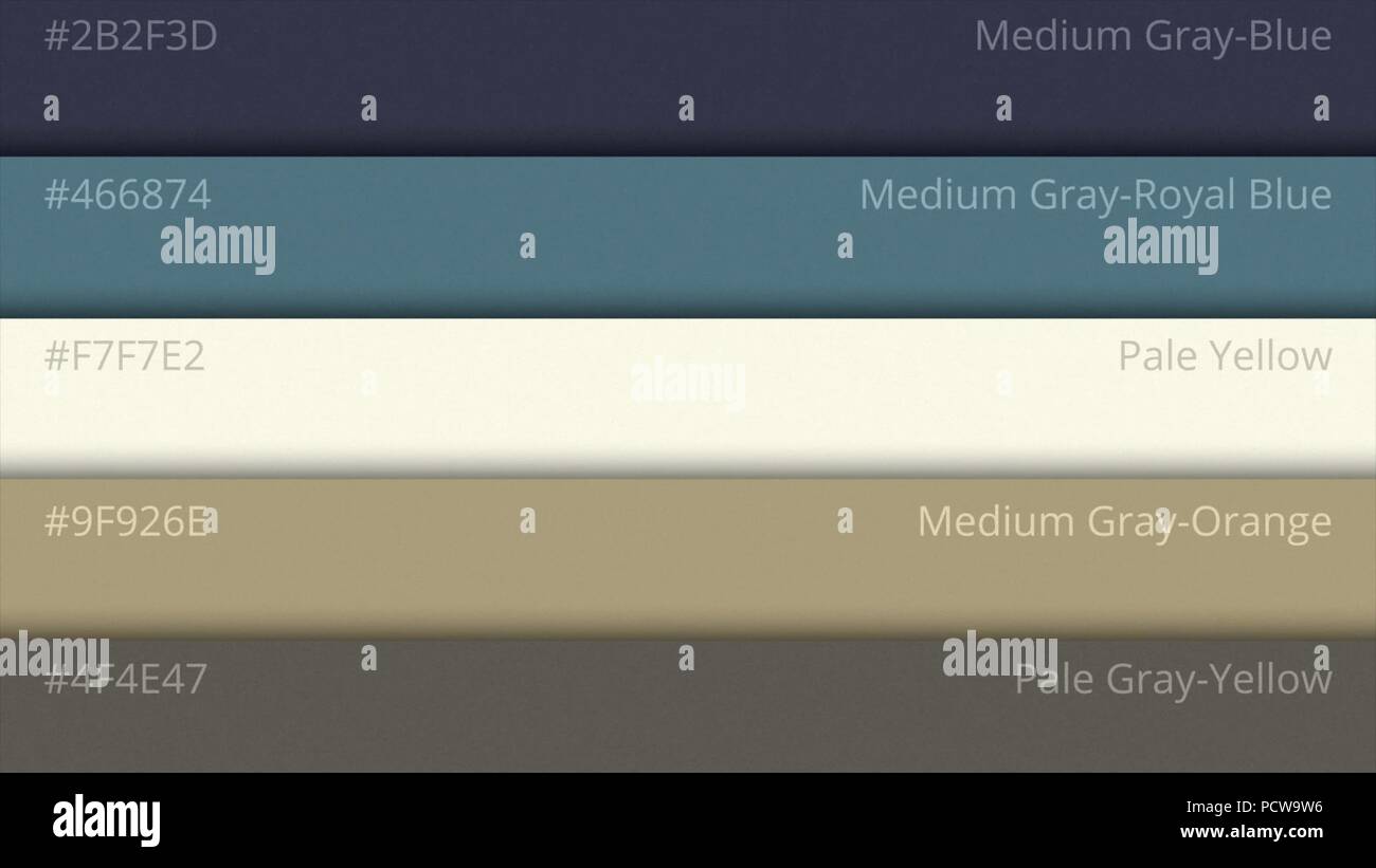 Color pallette, cosmic colors. Color palette with various samples ...