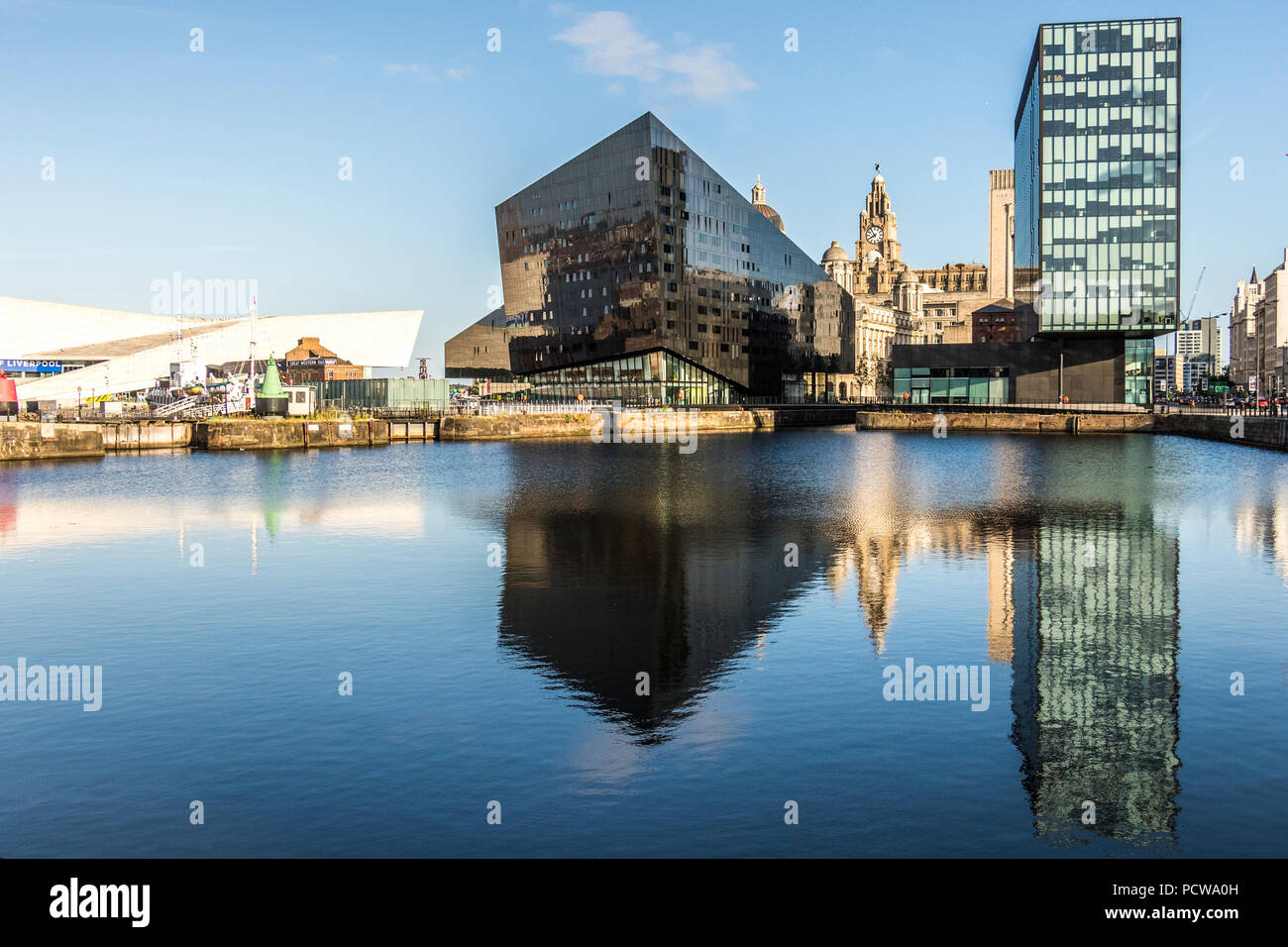 Canning Dock Liverpool Lancashire United kingdom Stock Photo - Alamy