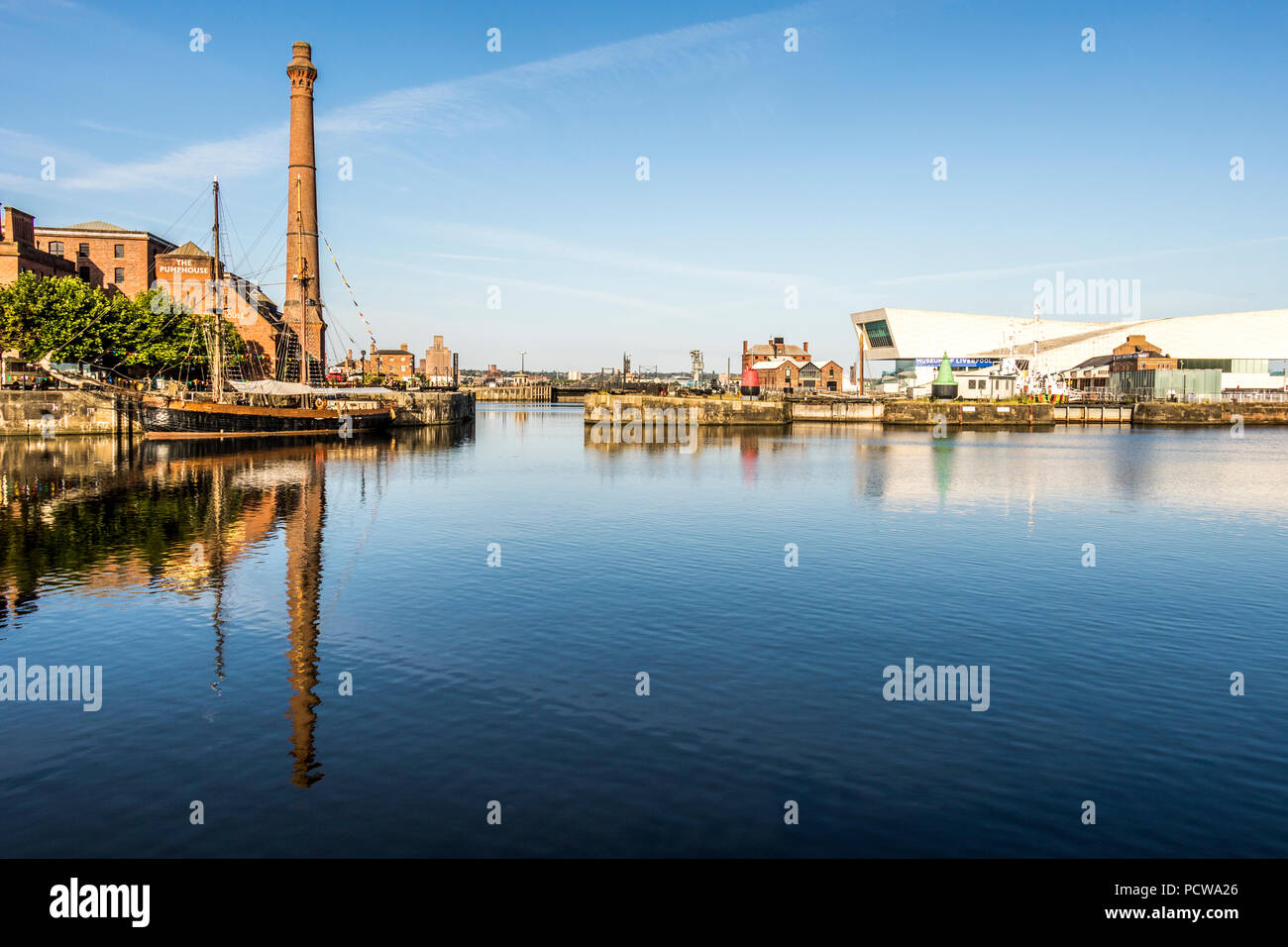 Canning Dock Liverpool Lancashire United kingdom Stock Photo - Alamy