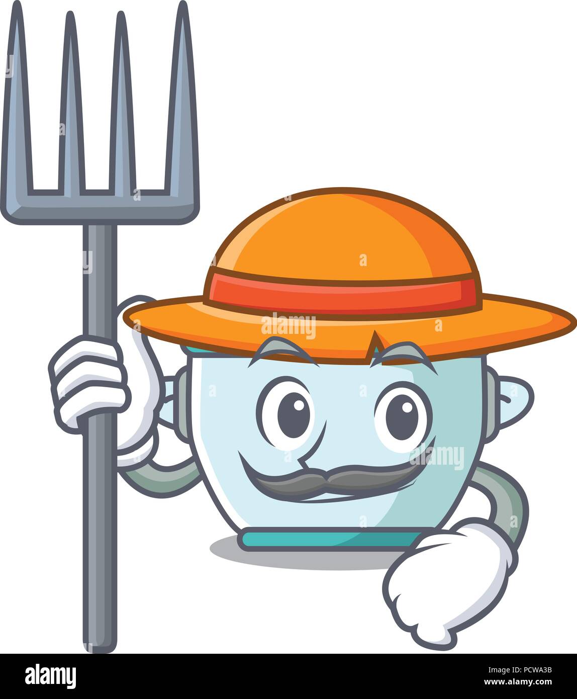 Kitchen utensil planter Stock Vector Images - Alamy