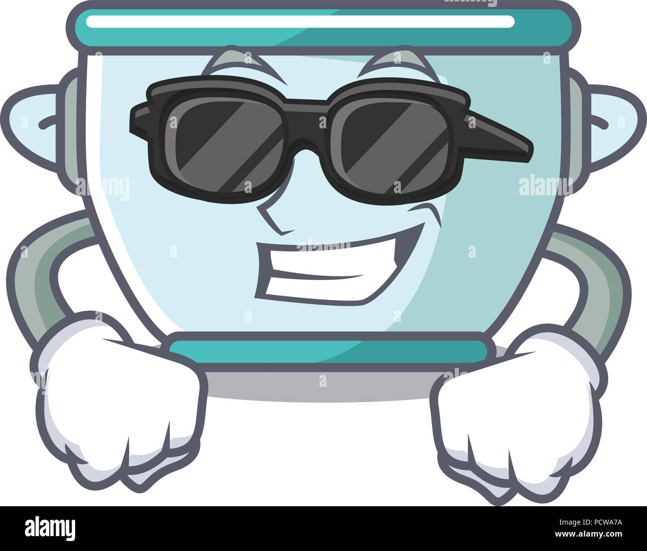 Stainless steel glasses Stock Vector Images - Alamy
