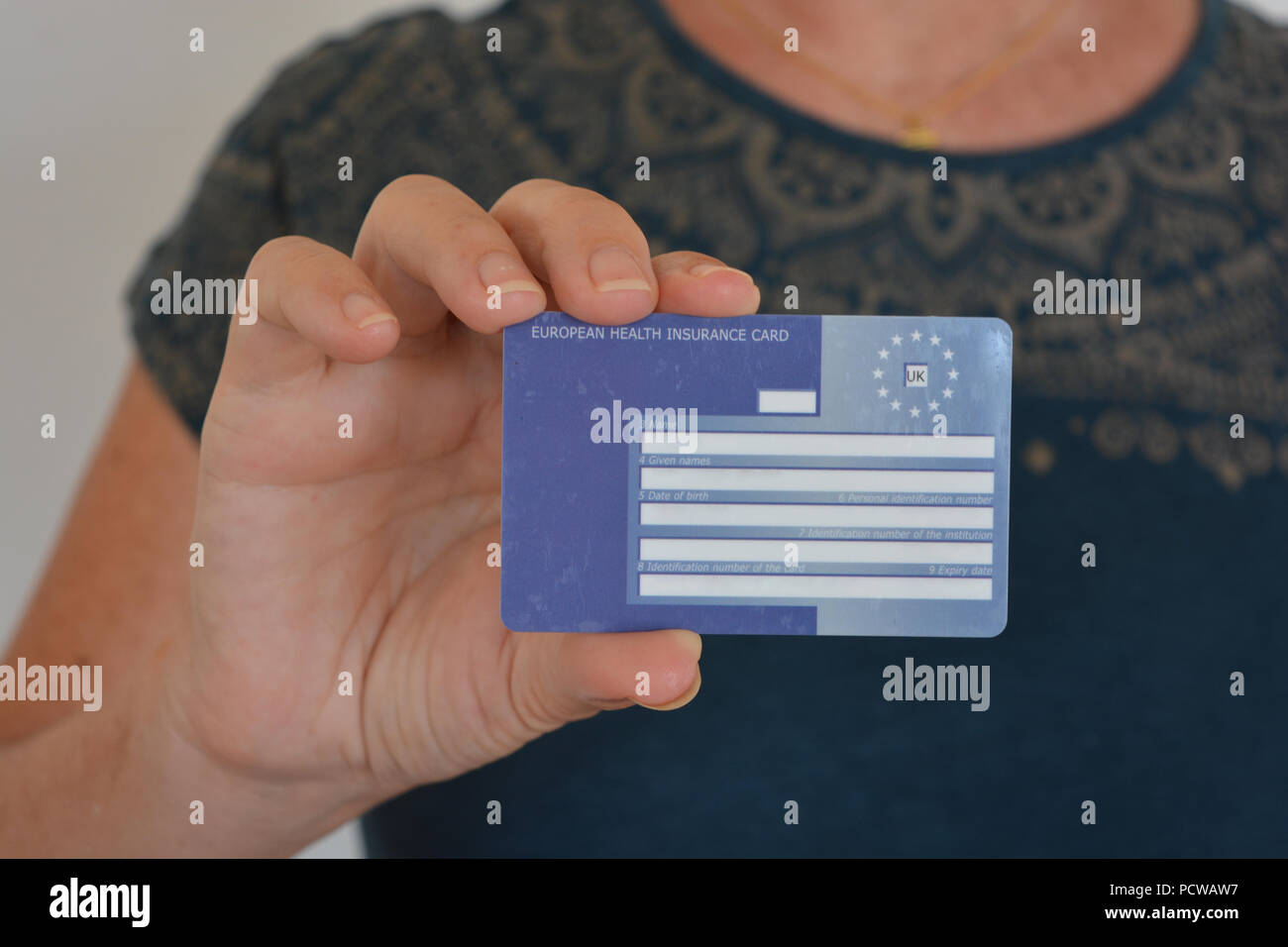 European health insurance card hi-res stock photography and images - Alamy