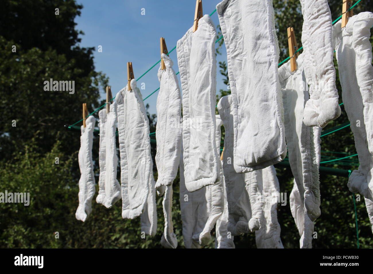 Cloth nappy baby hi-res stock photography and images - Alamy