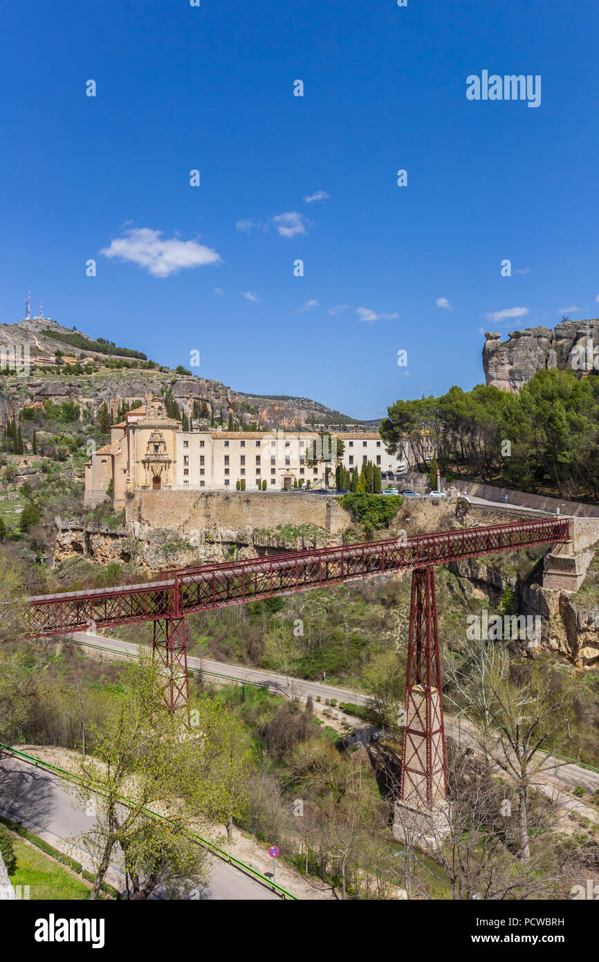 San Pablo bridge in the center of Cuenca, Spain Stock Photo - Alamy
