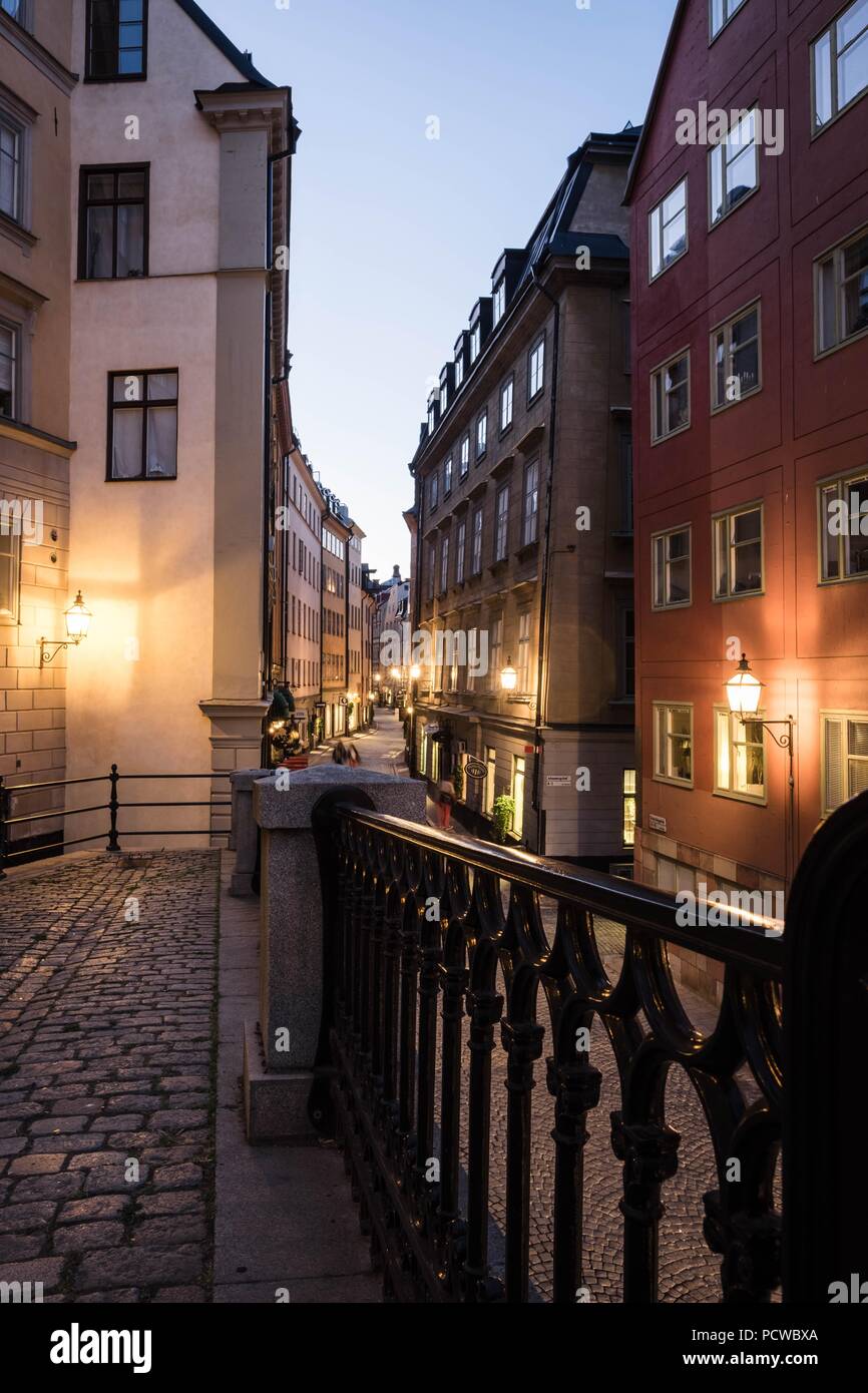 Old Railing in Old Town, Stockholm, Sweden Stock Photo - Alamy