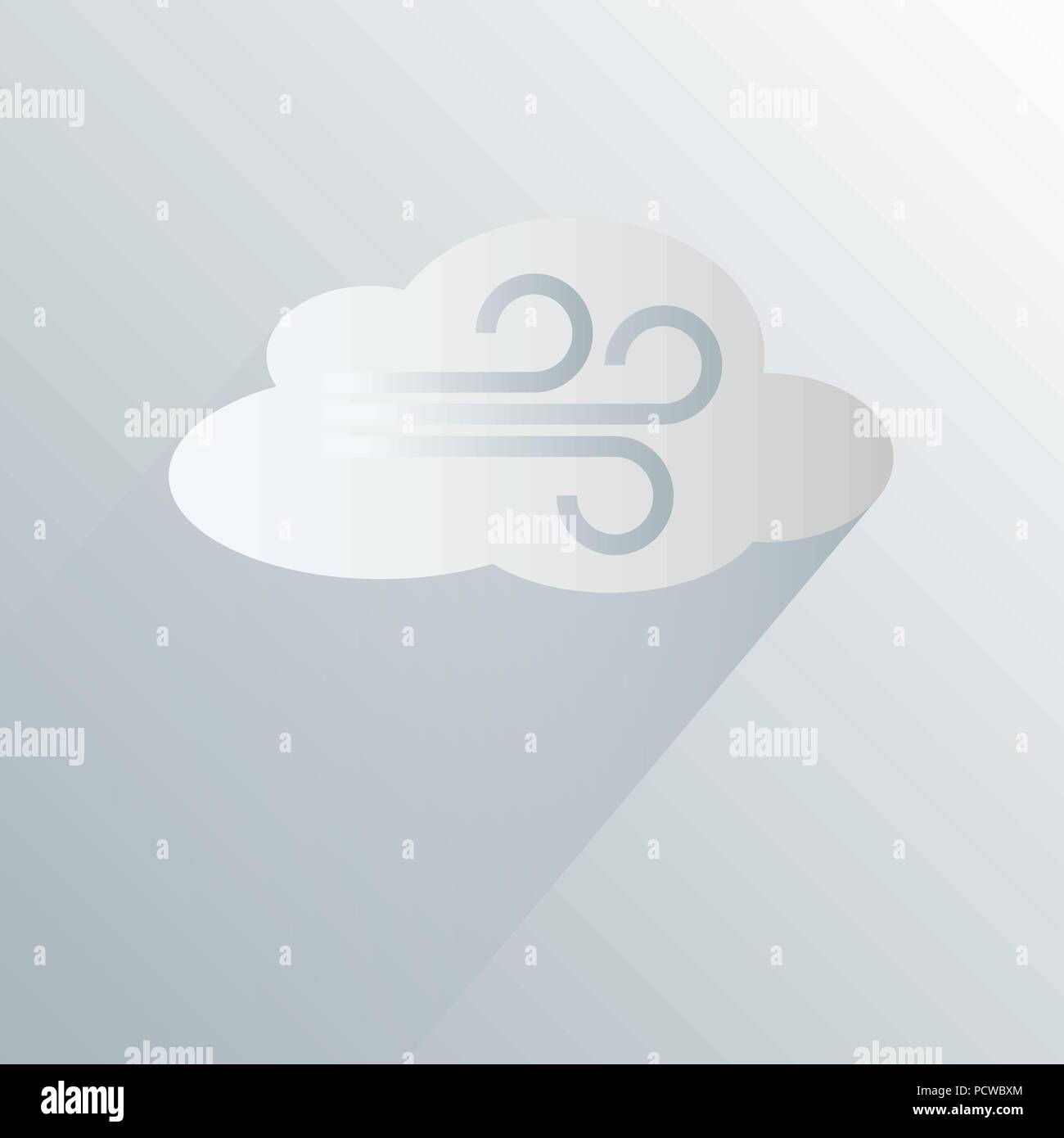 simple wind storm weather icon symbol vector illustration Stock Vector ...