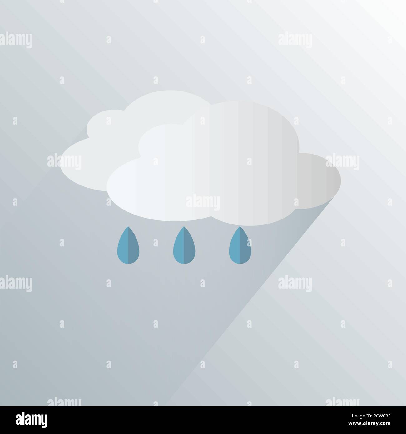 Rain cloud illustration Stock Vector Images - Alamy