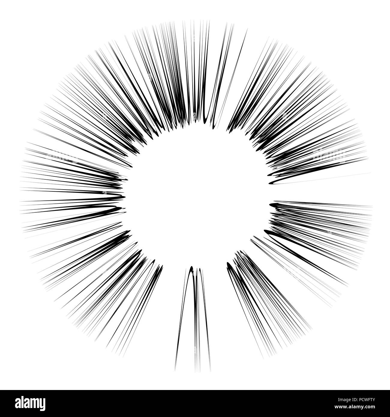 Explode Flash, Cartoon Explosion, Star Burst Isolated on White ...