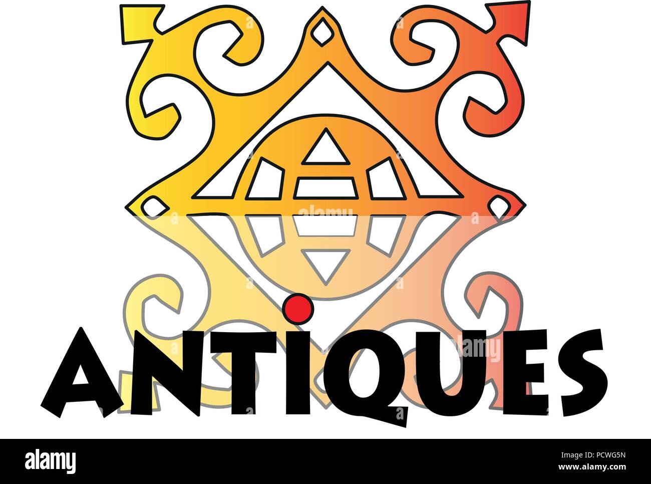 Logo Antiques - Vector Stock Vector Image & Art - Alamy