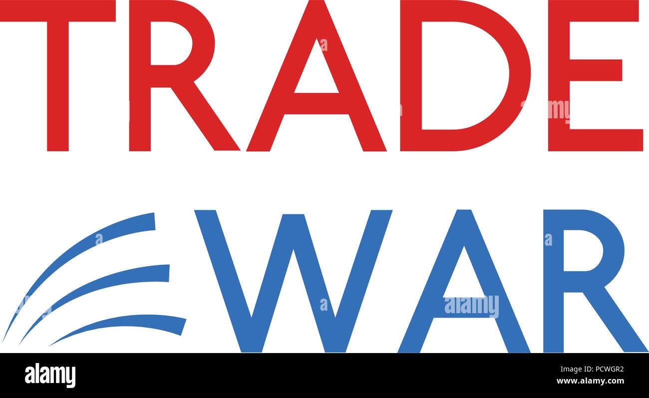 Trade War Background Stock Vector Image & Art - Alamy