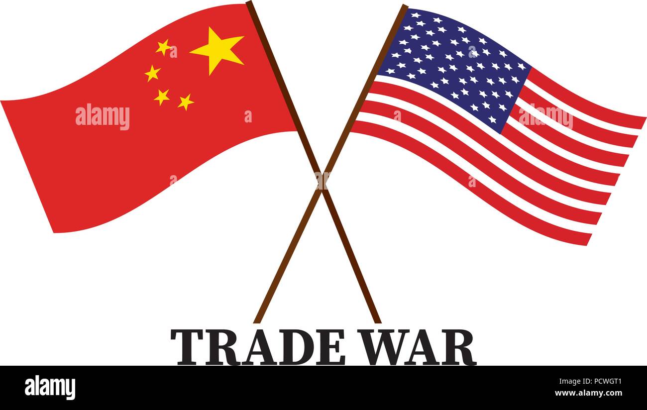 Trade War Background Stock Vector Image & Art - Alamy