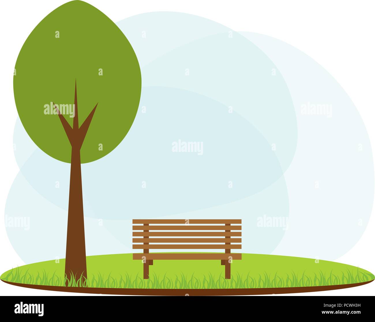 abstract landscape park Stock Vector Image & Art - Alamy