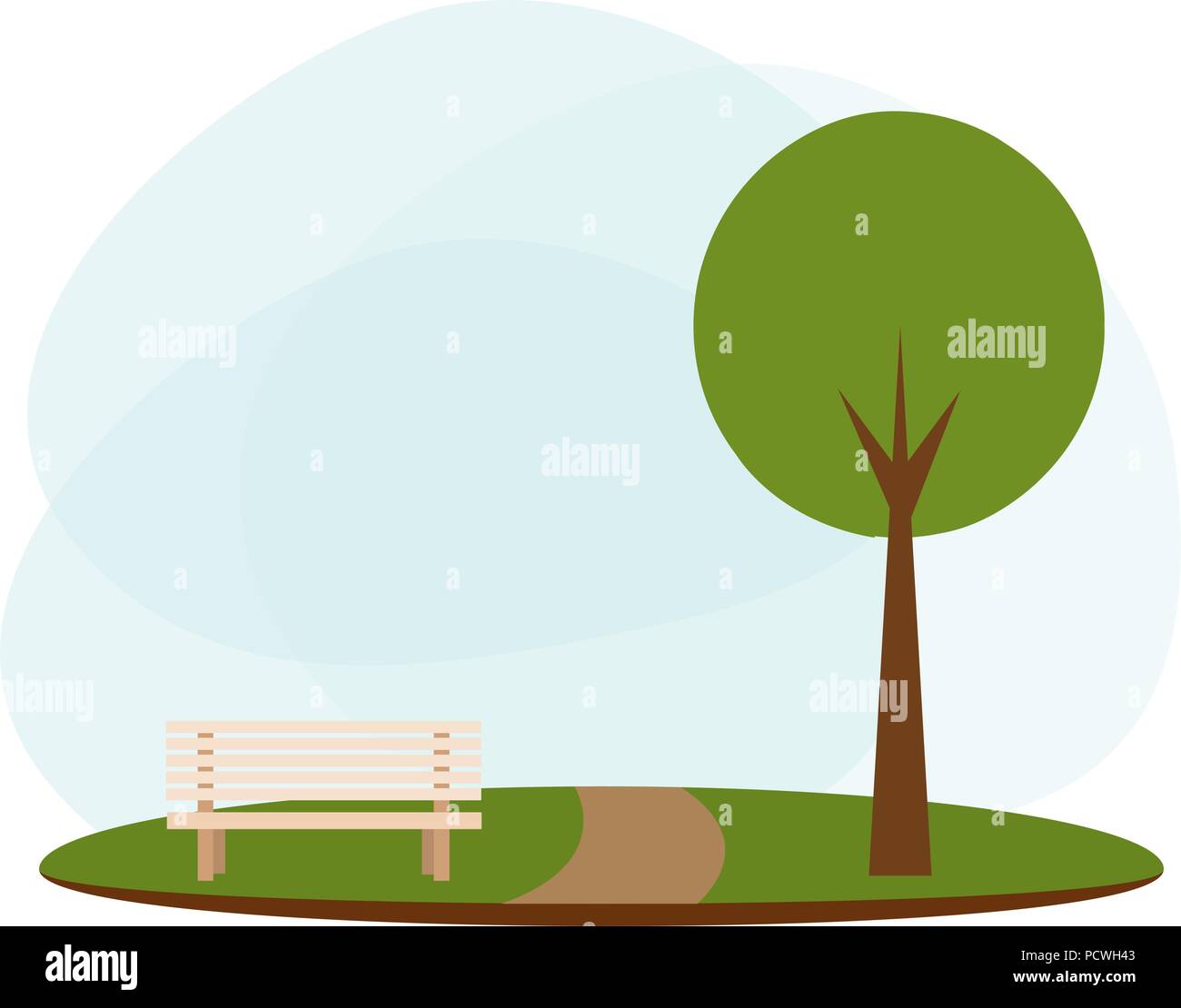 abstract landscape park Stock Vector Image & Art - Alamy