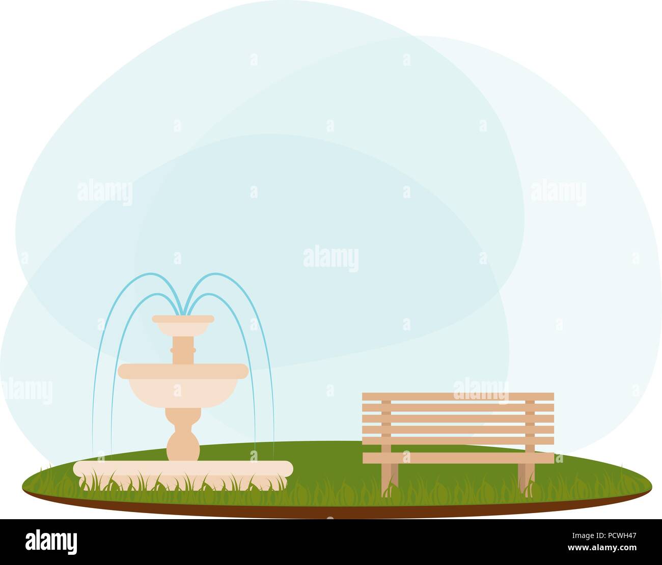 abstract landscape park Stock Vector Image & Art - Alamy