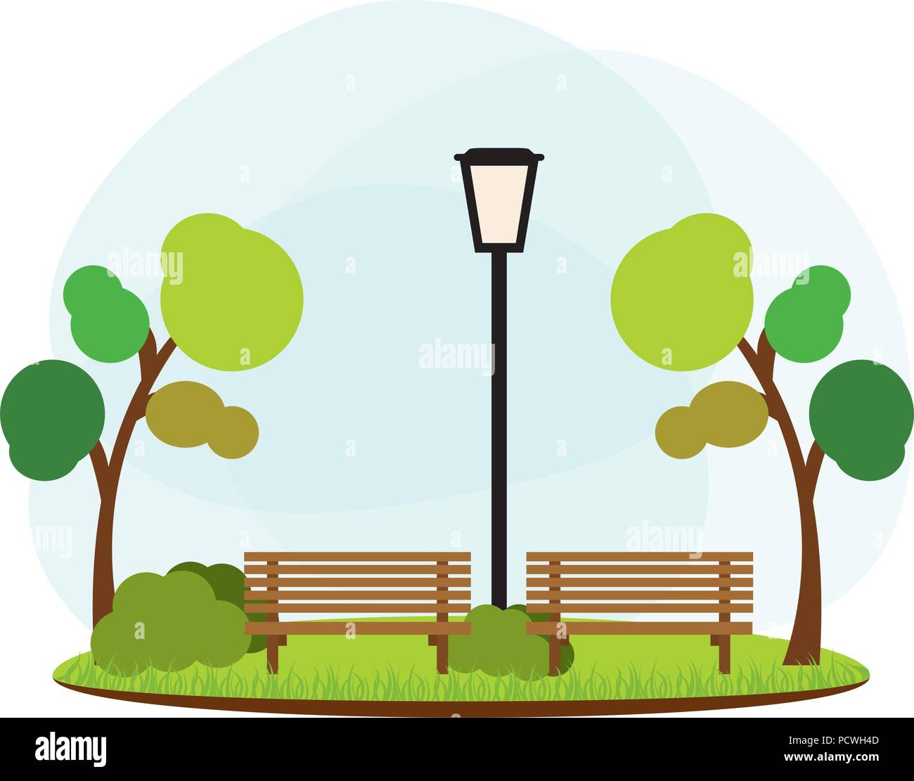 abstract landscape park Stock Vector Image & Art - Alamy