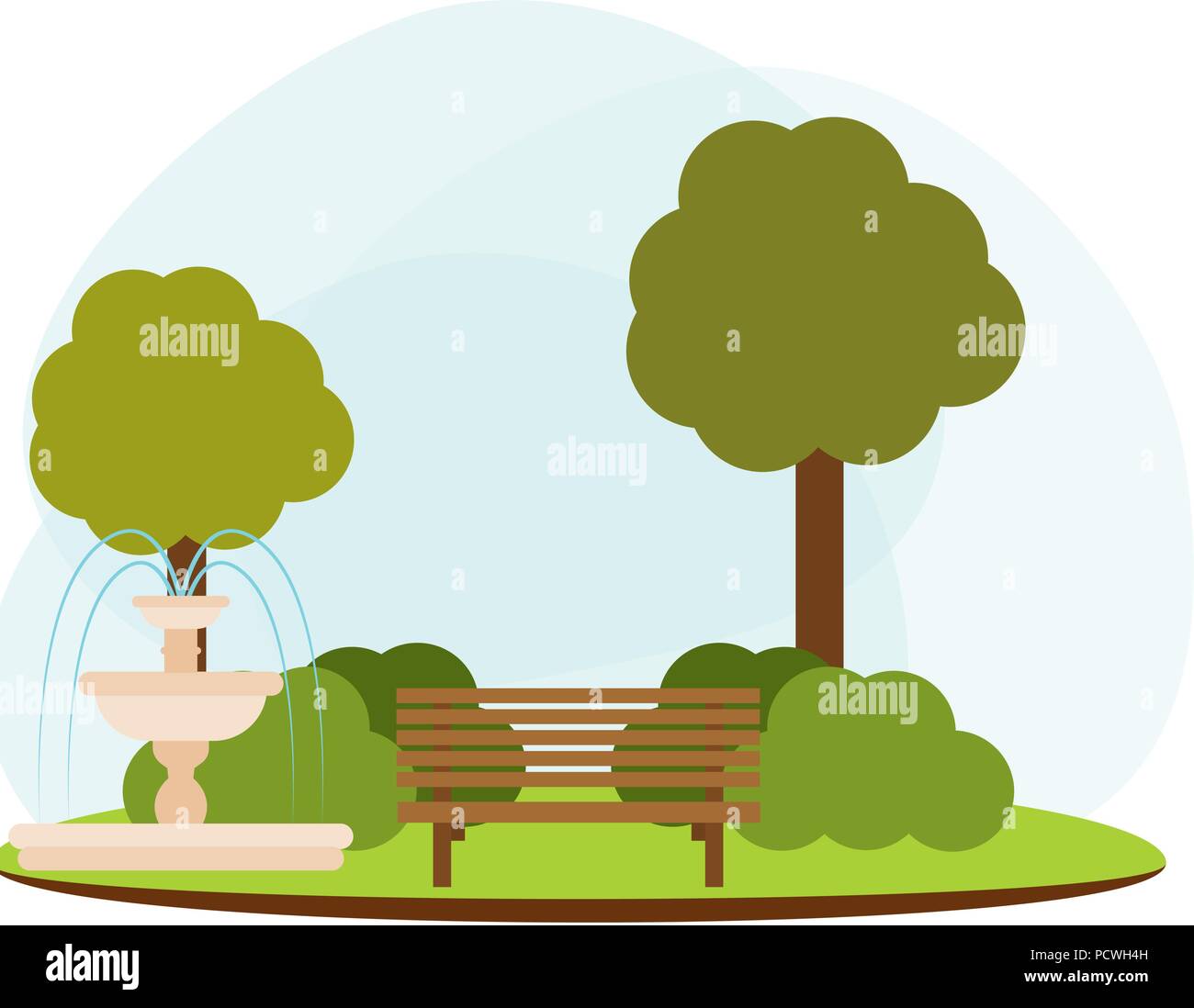 abstract landscape park Stock Vector Image & Art - Alamy