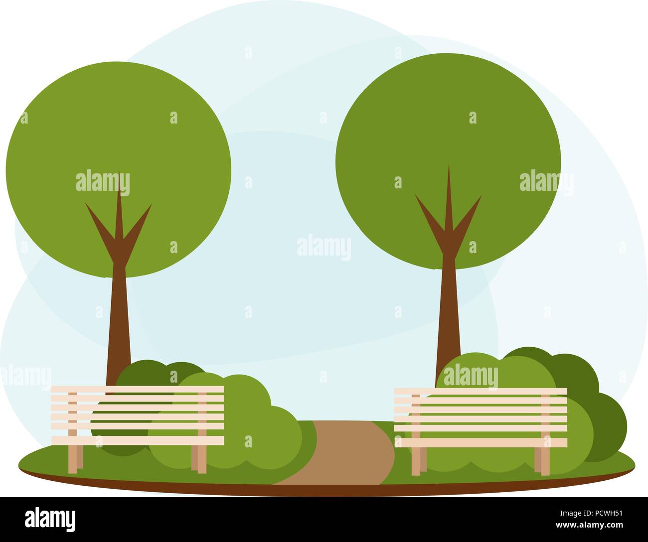 abstract landscape park Stock Vector Image & Art - Alamy