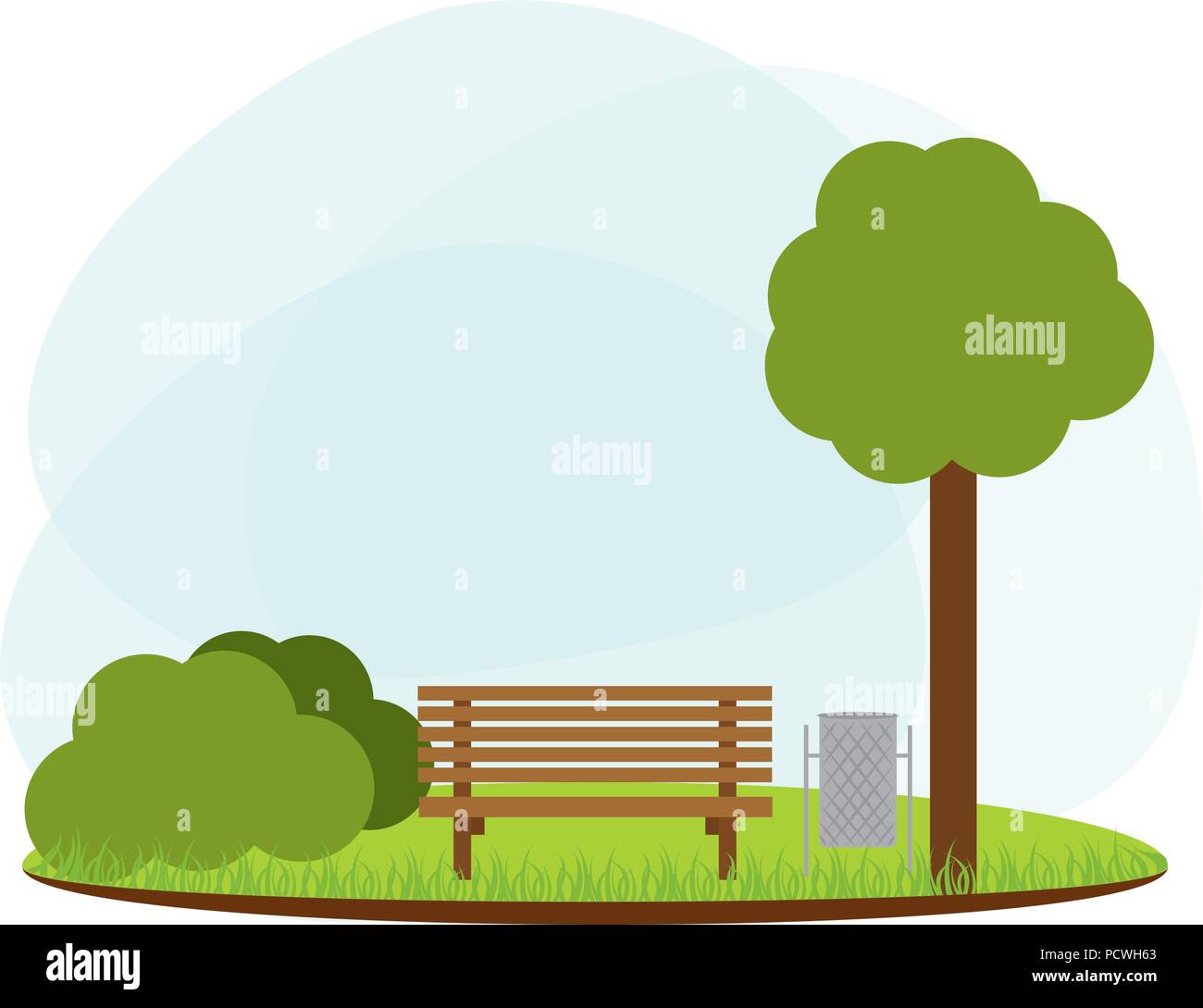 abstract landscape park Stock Vector Image & Art - Alamy