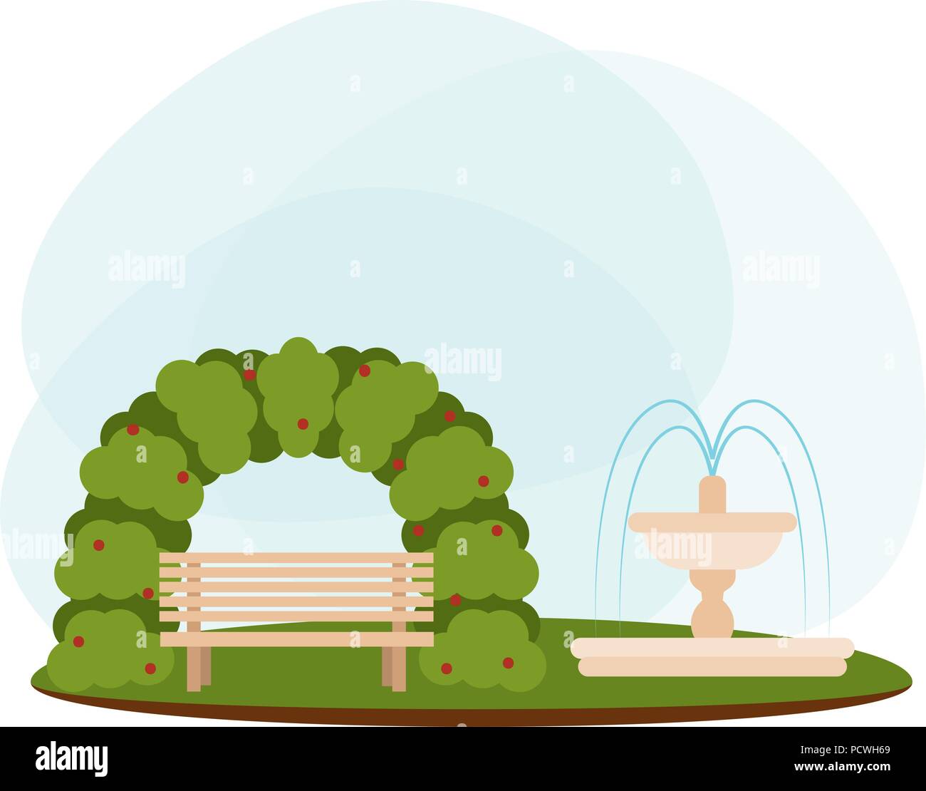 abstract landscape park Stock Vector Image & Art - Alamy