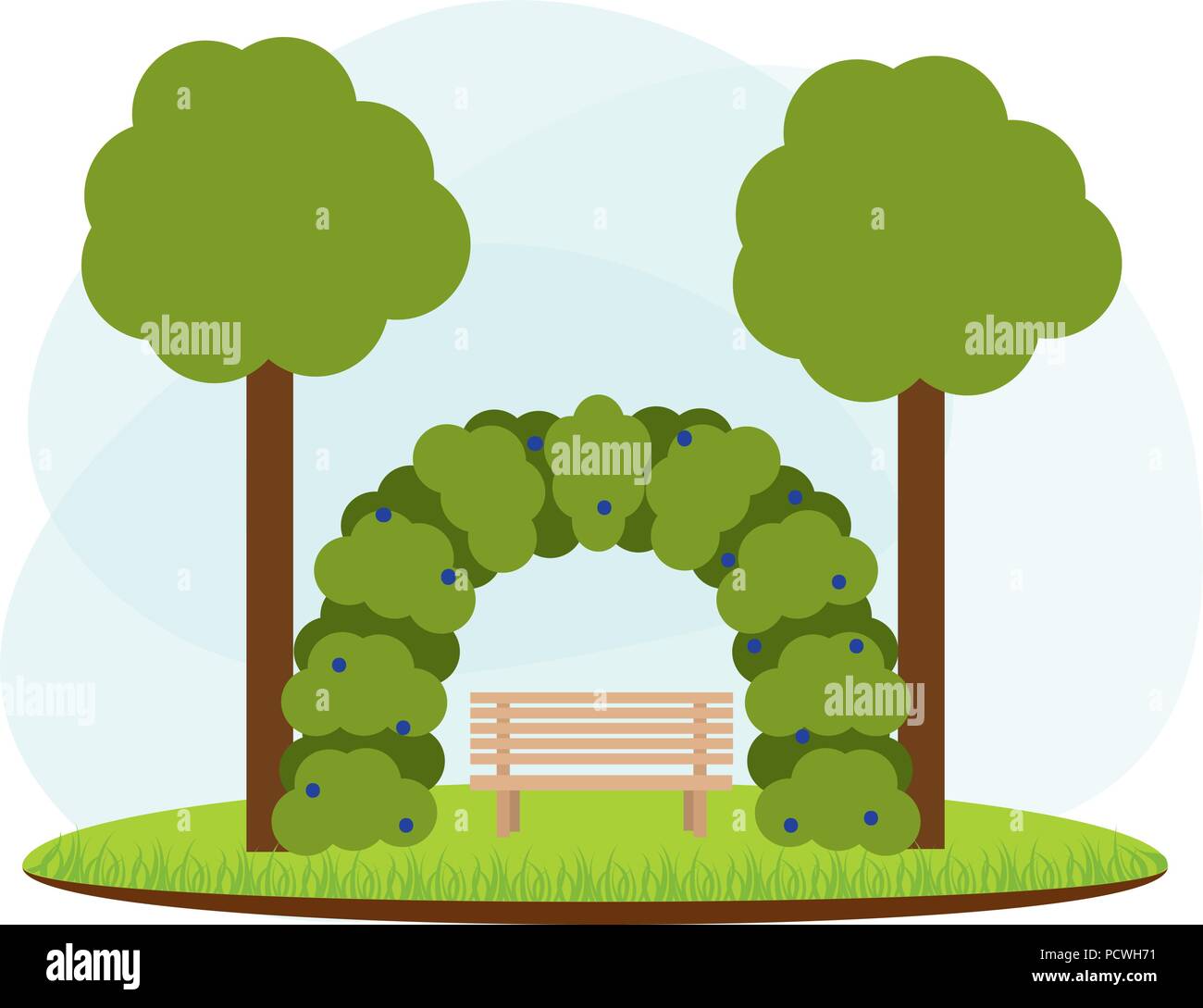 abstract landscape park Stock Vector Image & Art - Alamy
