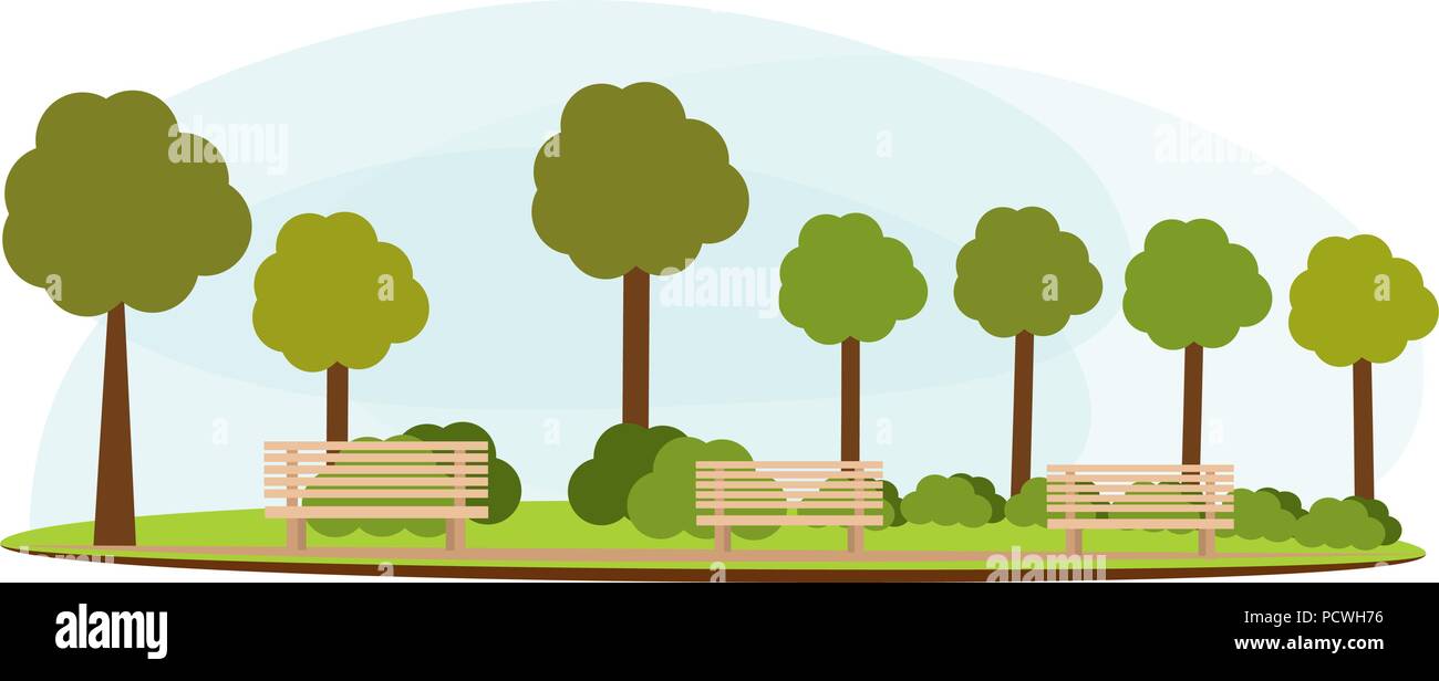 abstract landscape park Stock Vector Image & Art - Alamy