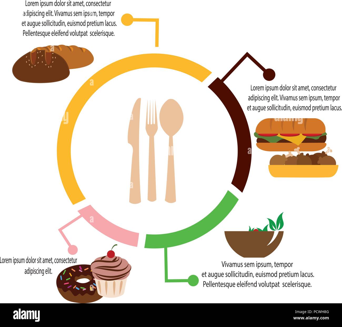 Food Infographic bacgkround Stock Vector Image & Art - Alamy