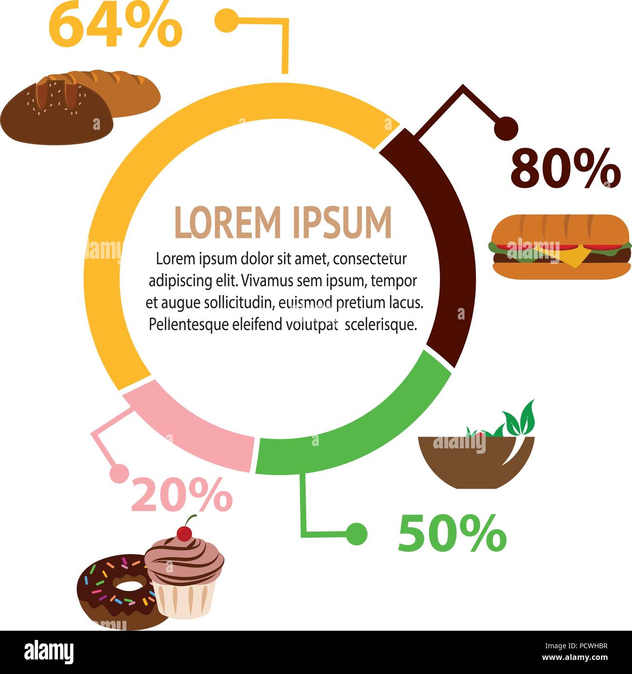 Food Infographic bacgkround Stock Vector Image & Art - Alamy